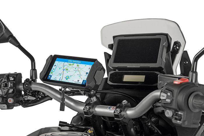 Touratech Garmin Zumo XT stuur navigatie houder met slot