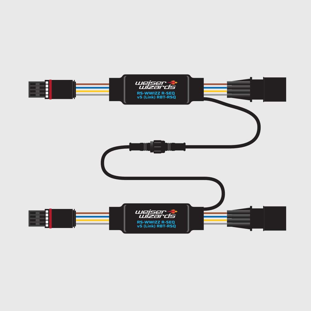 Weiser Wizards achter knipperlicht module BMW R1300GS S1000XR